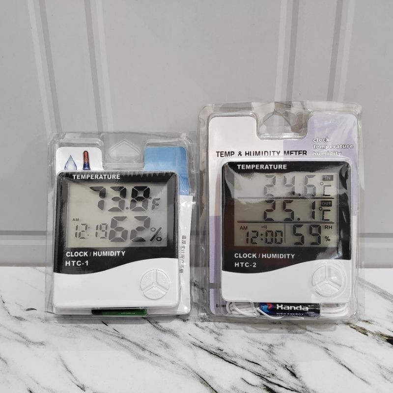 Jual Hygrometer Termometer Ruangan Digital / HTC-2 Termomemer Ruangan ...