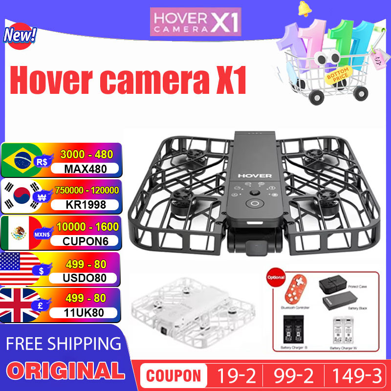 Jual HOVERAir X1 Pocket-Sized Self-Flying Camera Mini Drone 1050mAh ...