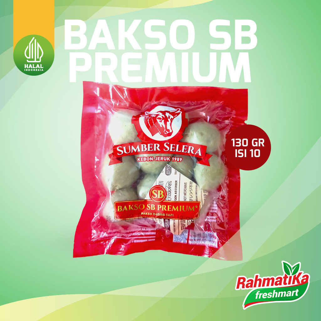 Jual Bakso SB Premium Isi 10 / Bakso Sumber Selera 130 gr (Frozen Food) | Shopee Indonesia