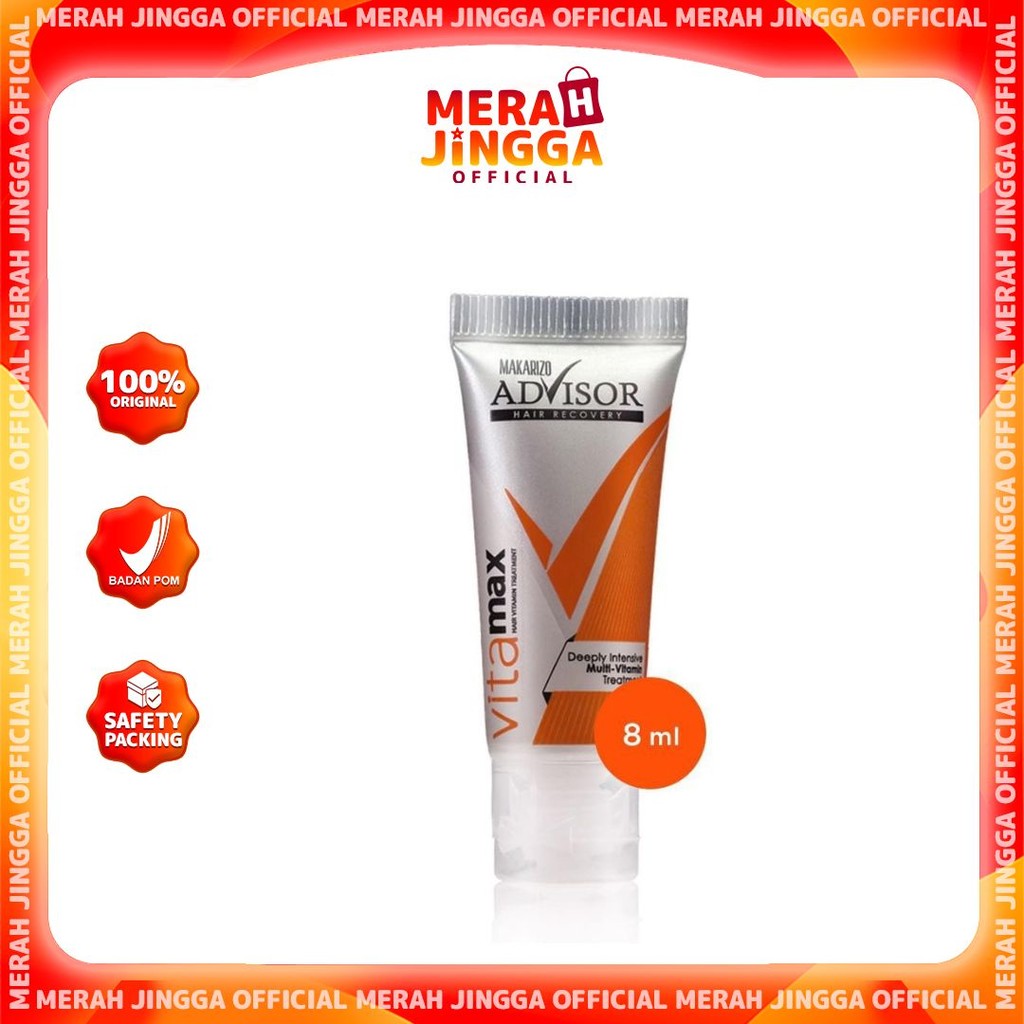 Jual Makarizo Advisor Hair Recovery Vita Max 8ml - SATUAN | Merah Jingga Official | Shopee Indonesia