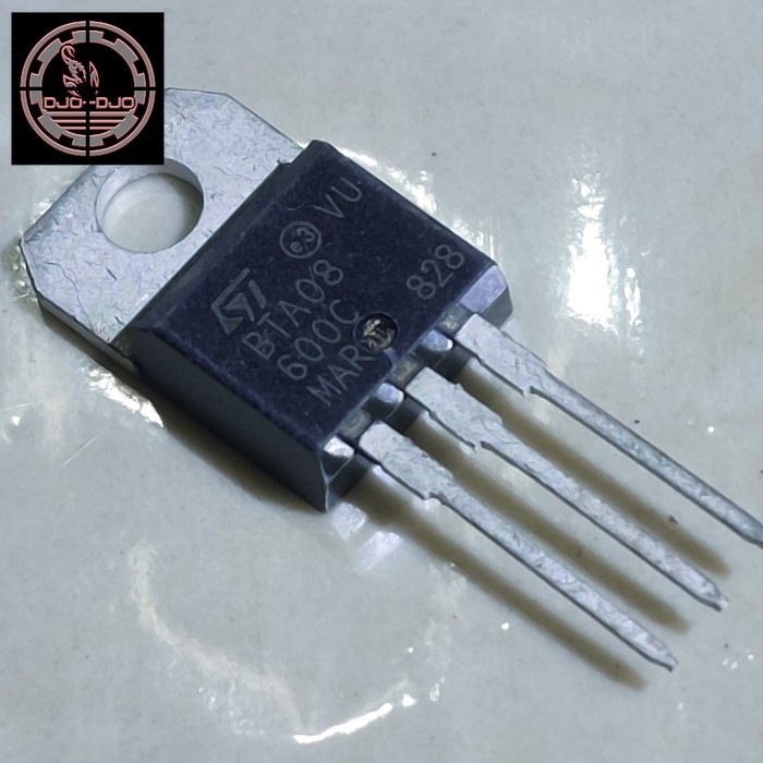 Jual BTA08-600C To-220 BTA08600C BTA 08 600 Volt Triac Transistor 8A ...