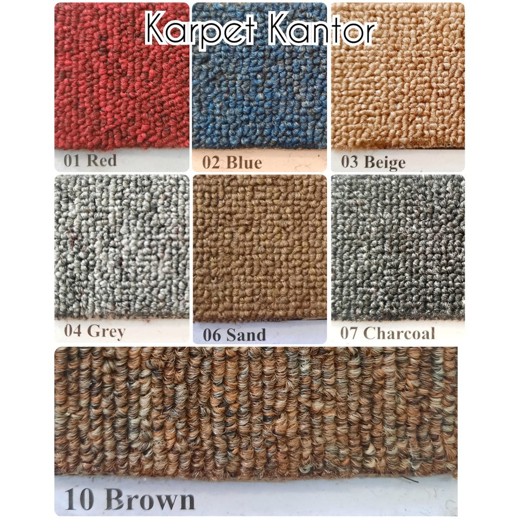 Jual XD42B Karpet lantai Karpet meteran polos karpet meteran tebal ...