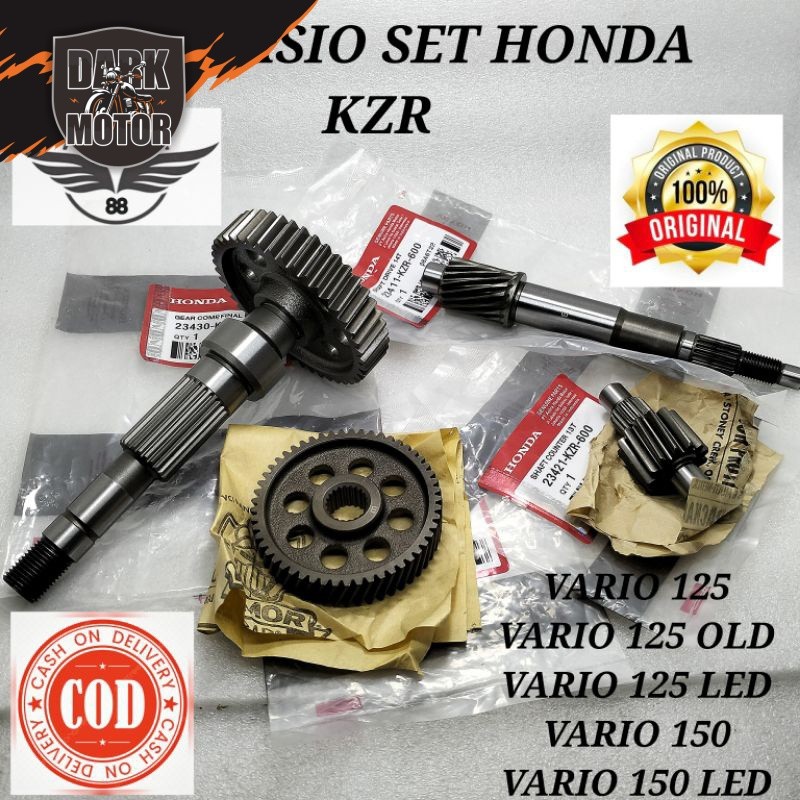 Jual GIGI GEAR RASIO SET KOMPLIT 4 MACAM HONDA KZR KUALITAS ASLI ...