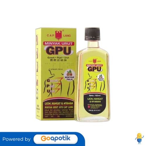 Jual Cap Lang Gpu Minyak Urut Pala 100 Ml | Shopee Indonesia
