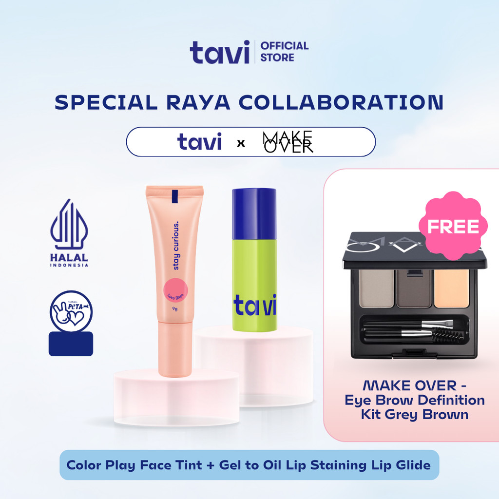 Jual [EXCLUSIVE BUNDLE | BUY 2 GET 3] TAVI 3-in-1 Color Play Face Tint ...