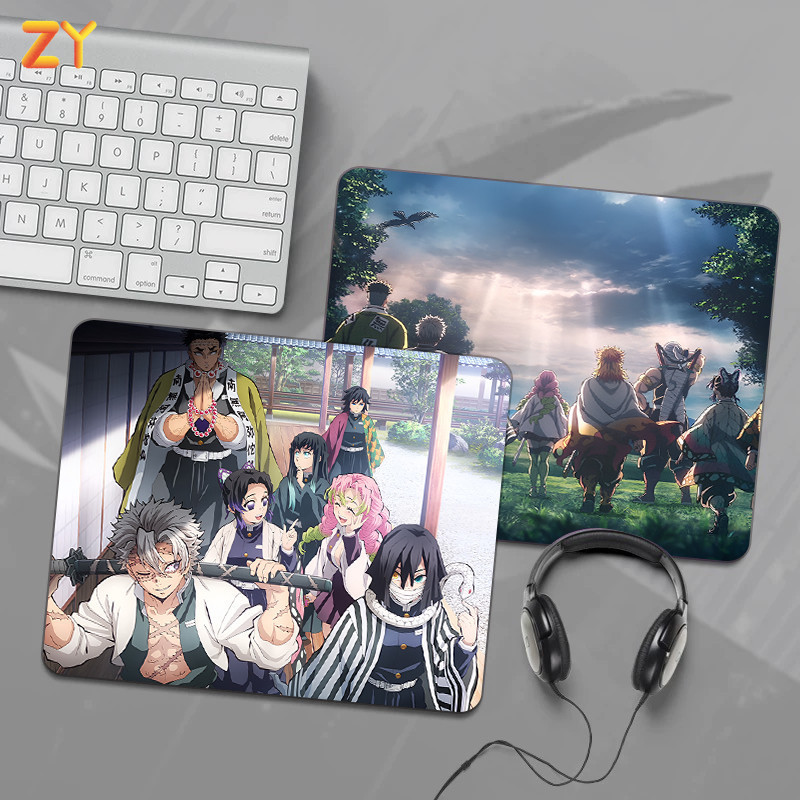 Jual Mousepad Gaming Deskmat Keyboard Pad Anti Slip Mini Demon Slayer ...