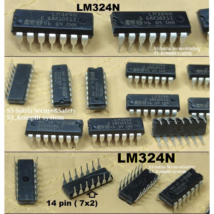 Jual AMP DIP14 LM324N LM324 N 14 pin LM 324 N 324N | Shopee Indonesia