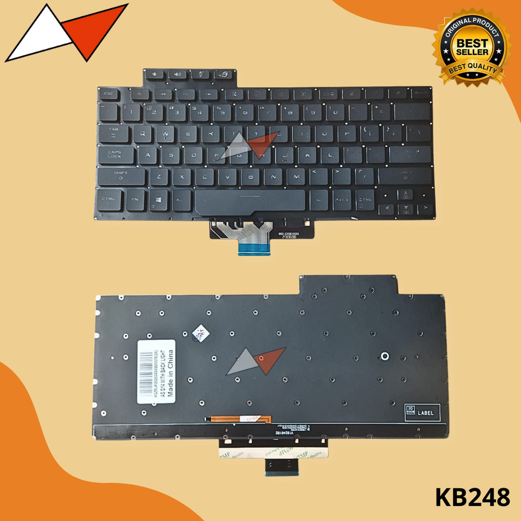 Jual Keyboard Asus ROG Zephyrus G14 GA401 GA401Q GA401QC Black ...