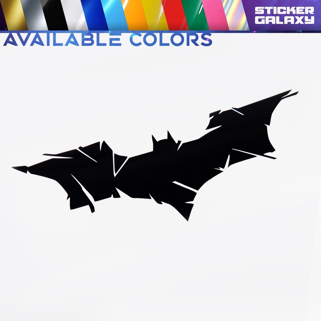 Jual Batman WATERPROOF VINYL STICKER DECAL (dark knight) for motor car ...