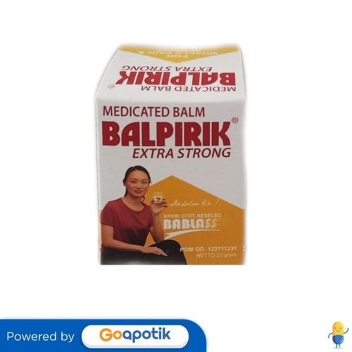 Jual Balpirik Balsem Gosok Extra Kuat Kuning 20 Gram | Shopee Indonesia