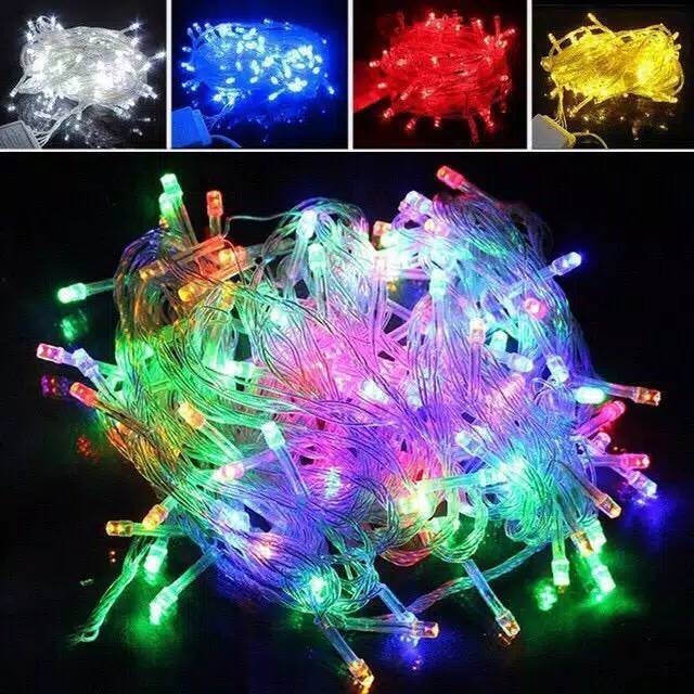 Jual Lampu Tumblr hias LED 10 meter dengan sambungan lampu warna natal ...