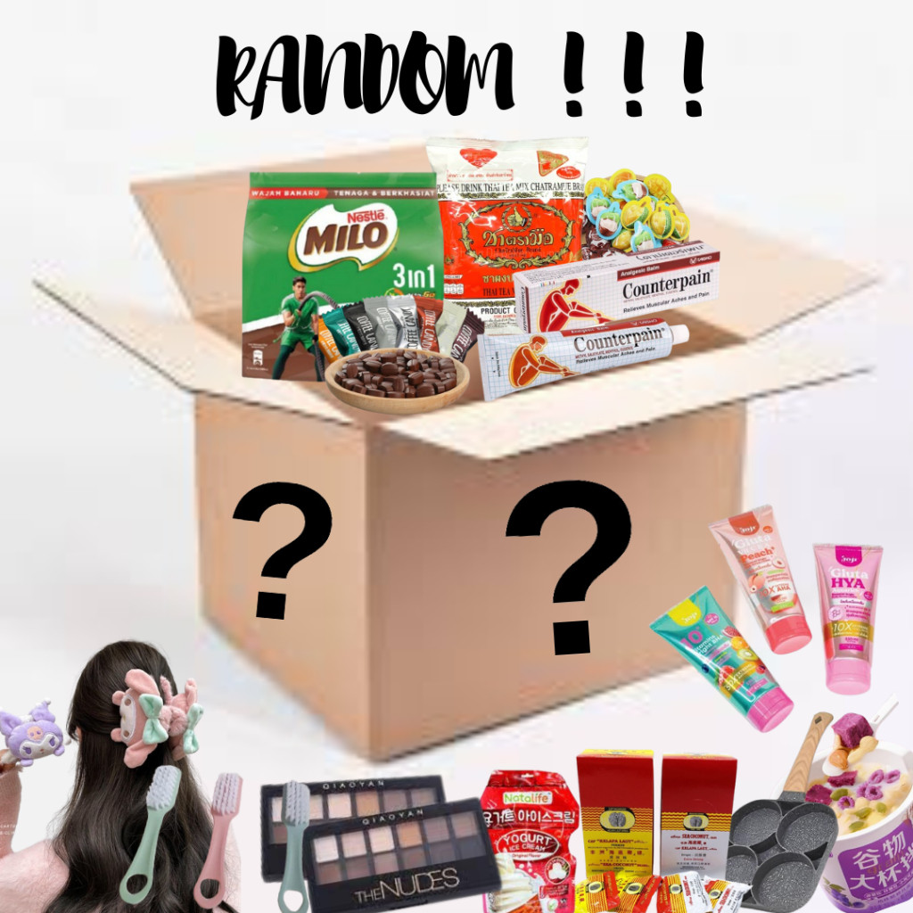 Jual Misteri Box, Mystery BOX Barang yang dikirim random, jika ...