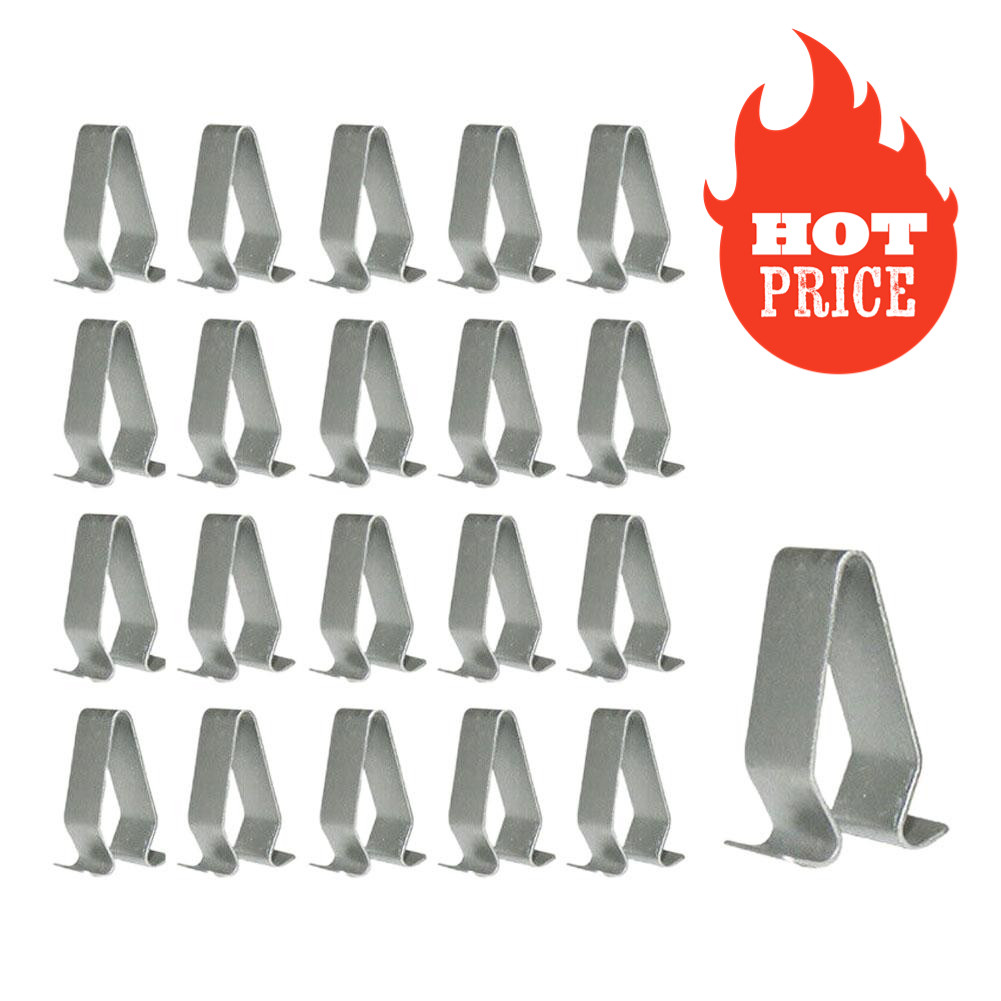 Jual 10/20pcs Car Door Strip Lining Metal Fastener Clips for VW Seat ...