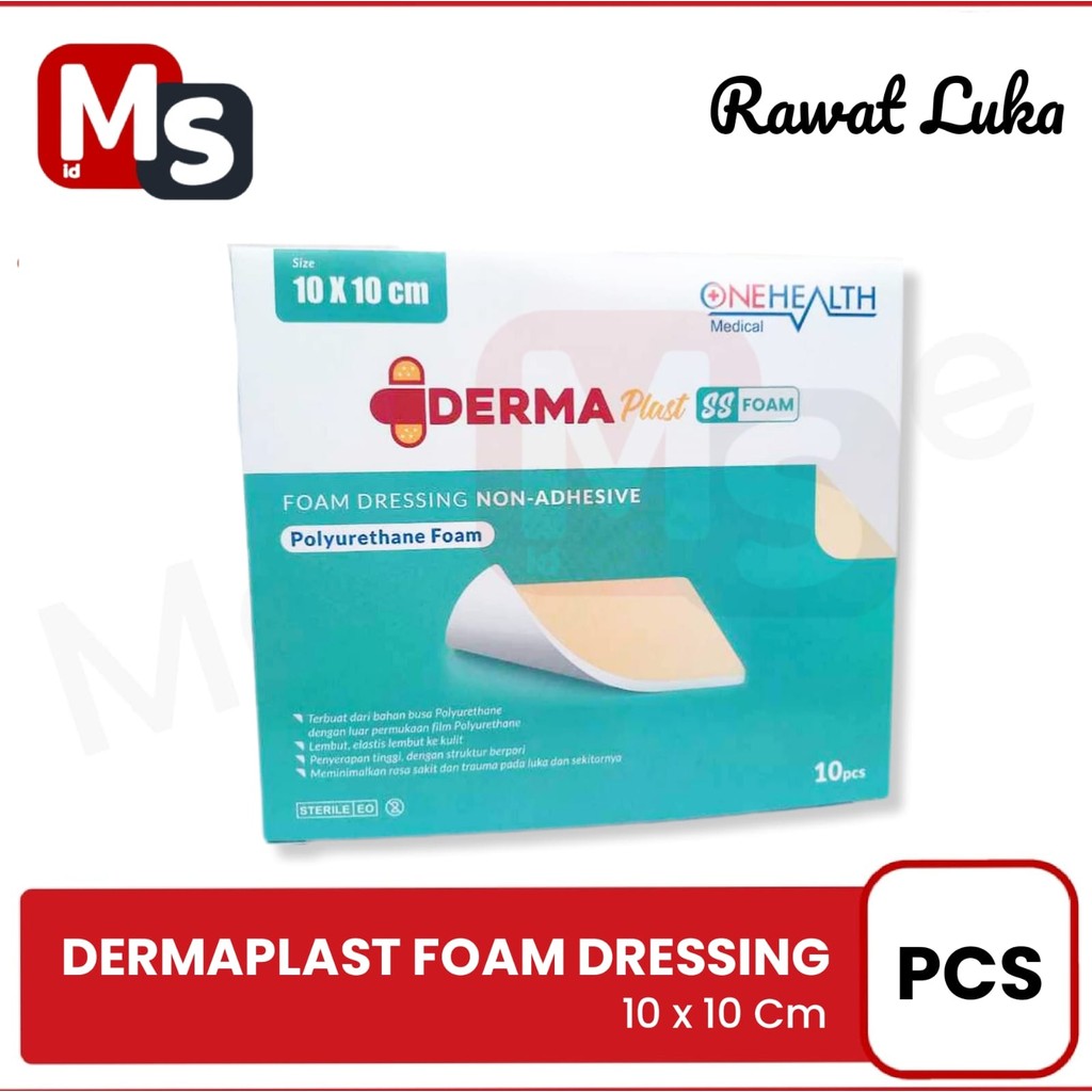 Jual Dermaplast SS Foam Dressing Non Adhesive 10 x10 Cm / Satuan ...