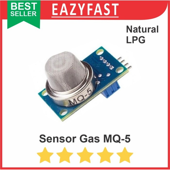 Jual MQ-5 MQ5 Sensor Gas Methane LPG Coal City Leak Module Arduino | Shopee Indonesia