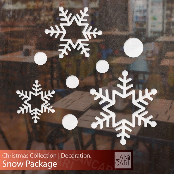 Jual Stiker Natal Salju Kaca Dinding Sticker Christmas Snow Wall Window ...