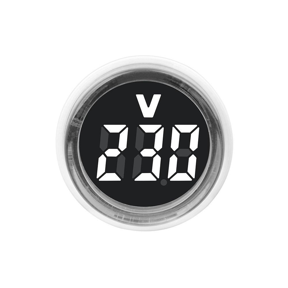 Jual Portable LED Round Voltmeter Digital 220V/230V Voltage Measurement ...