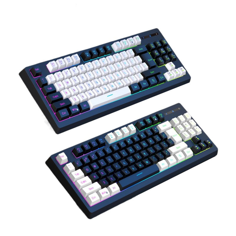 Jual Keyboard gaming RGB Computer keyboards Backlit 87 keys Pc gamer ...