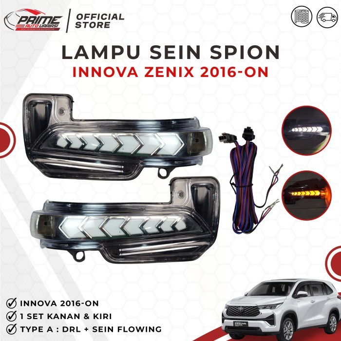 Jual Lampu Sen Spion INNOVA ZENIX LED Mirror Running Sein + DRL Type A ...