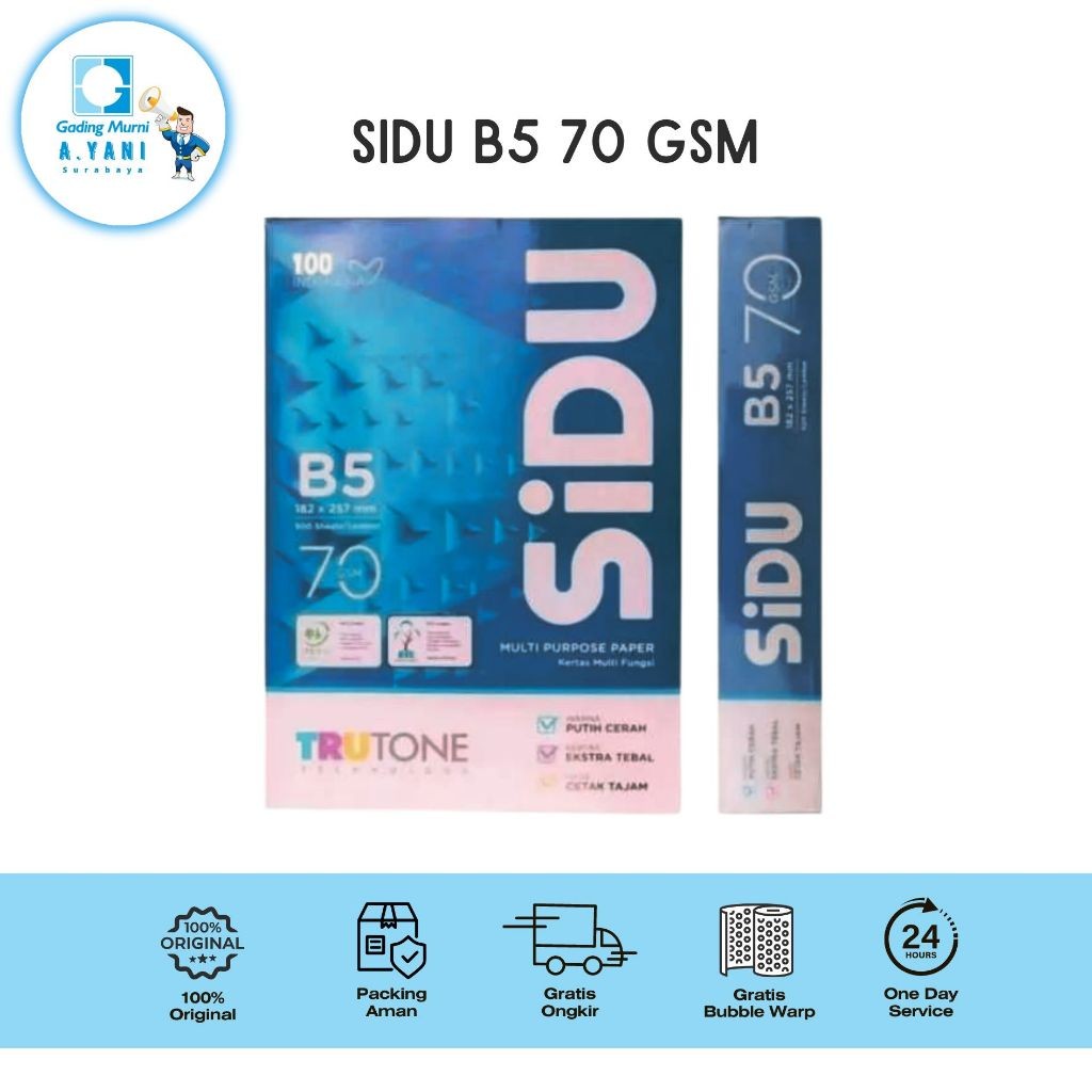 Jual SIDU KERTAS HVS B5 70 GSM | Shopee Indonesia