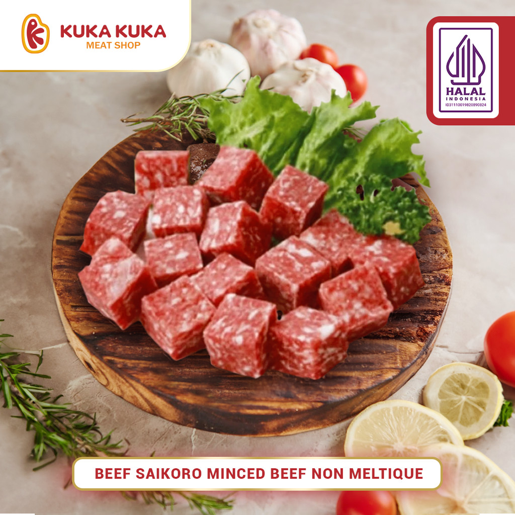 Jual Beef Saikoro Minced Beef NON MELTIQUE 250gr / 500gr / 1 Kg ...