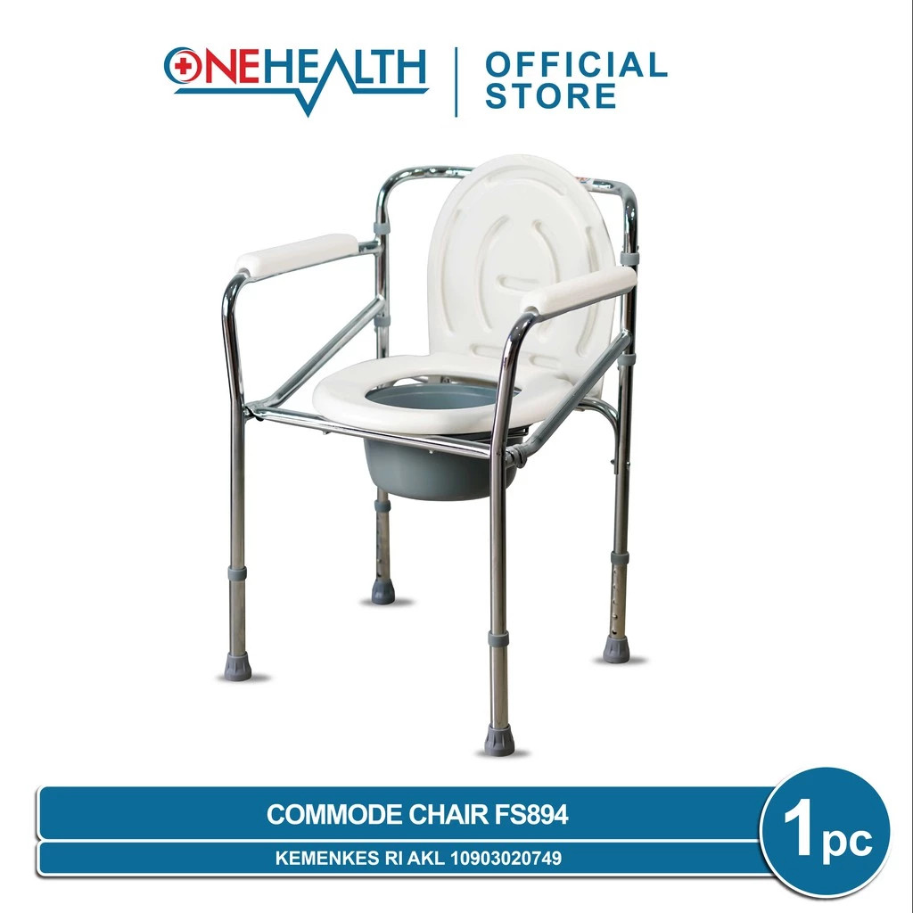 Jual Onehealth Commode Chair FS894/DY894 - Kursi Toilet BAB Duduk ...
