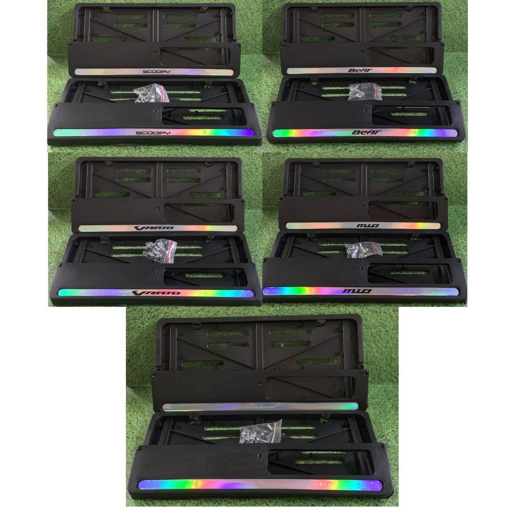 Jual Sepasang /2 pcs Cover plat nomor list hologram bingkai plat list ...