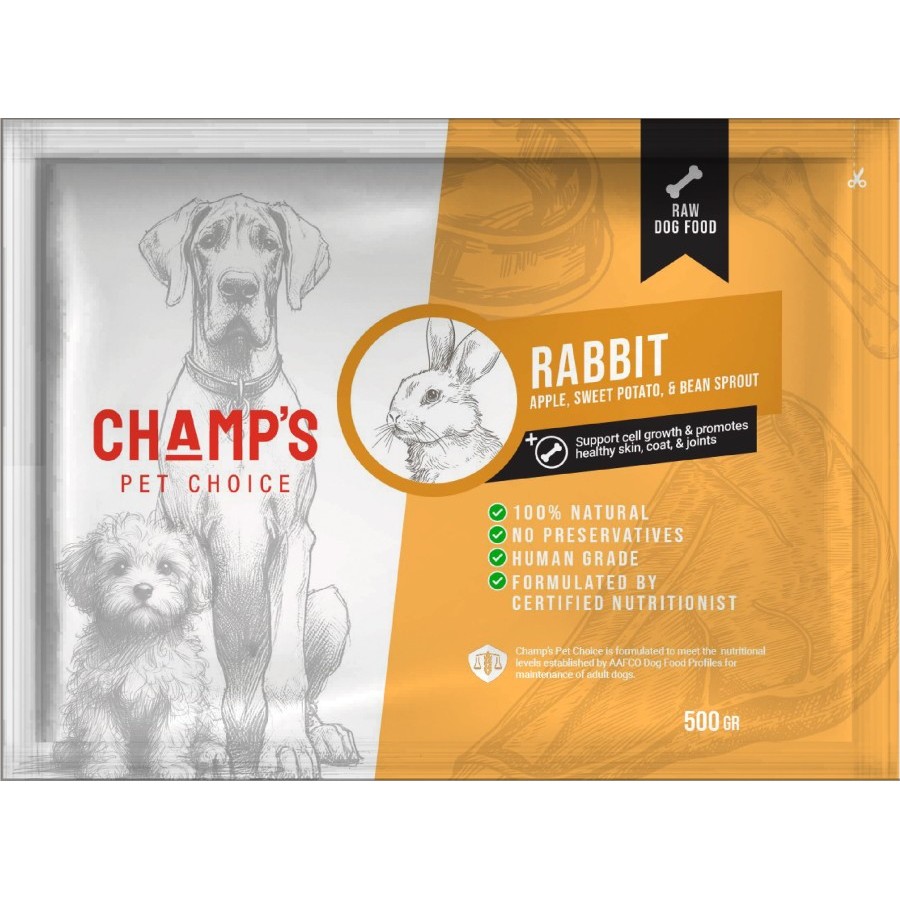 Jual Champs 500 Rabbit Sweet Potato & Bean Sprout | Shopee Indonesia