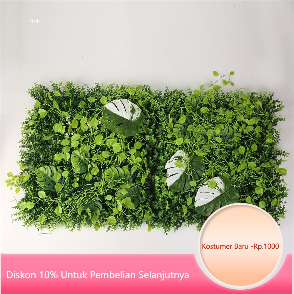 Jual Rumput Dinding Sintetis Daun Hias Sintesis Dekorasi Dinding ...