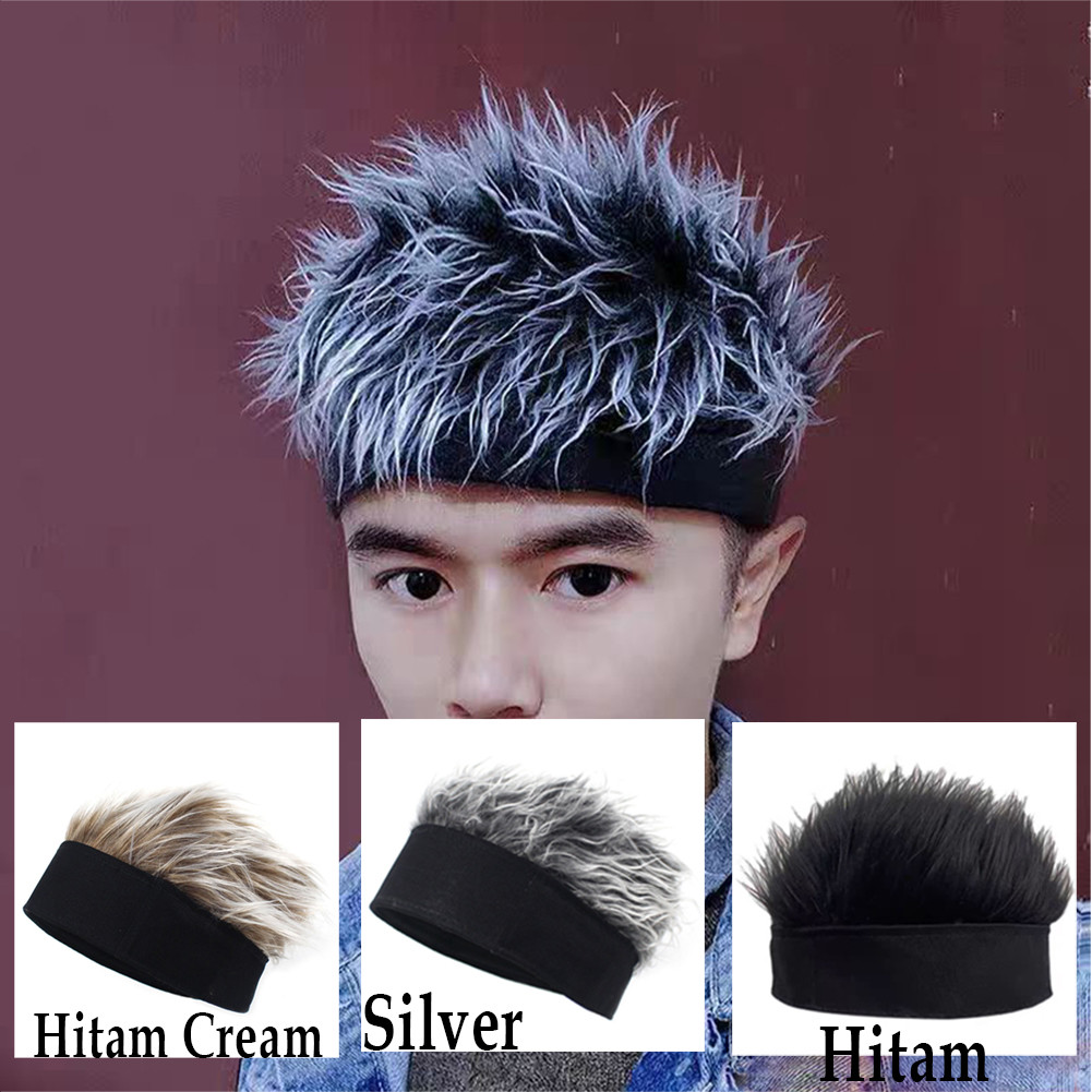 Jual Topi wig rambut palsu pria cosplay anime gojo / Wig Topi Rambut ...