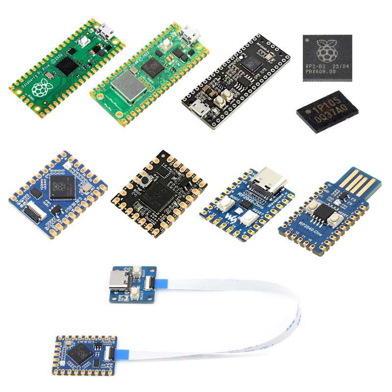 Jual Raspberry Pi Pico /Pico W /W25Q16&RP2040(Chip) /RP2040-Zero/Tiny ...