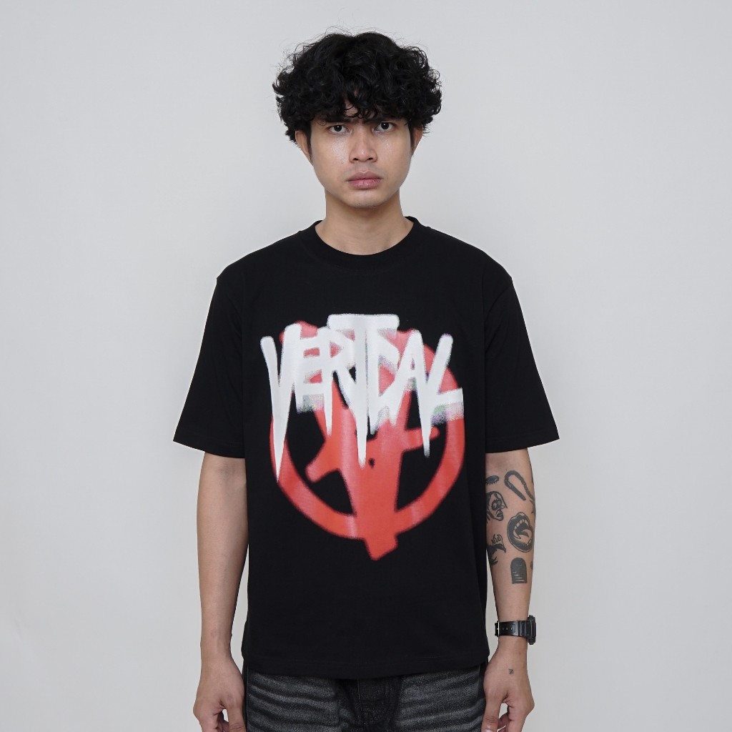 Jual Verticalgoods Street sytle T-shirt Kaos Oversize SLAYER HITAM tee ...