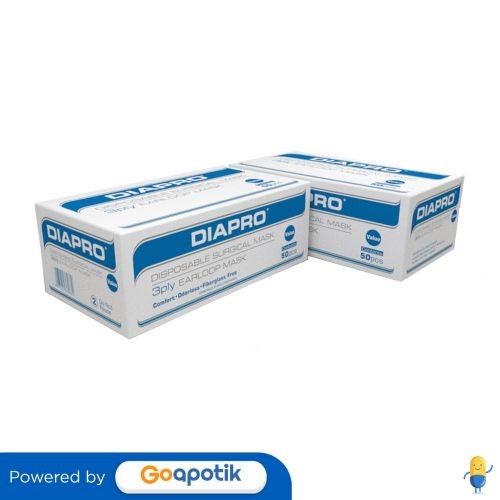 Jual Diapro Value Mask 3ply Earloop Hijau Box 50 Pcs | Shopee Indonesia