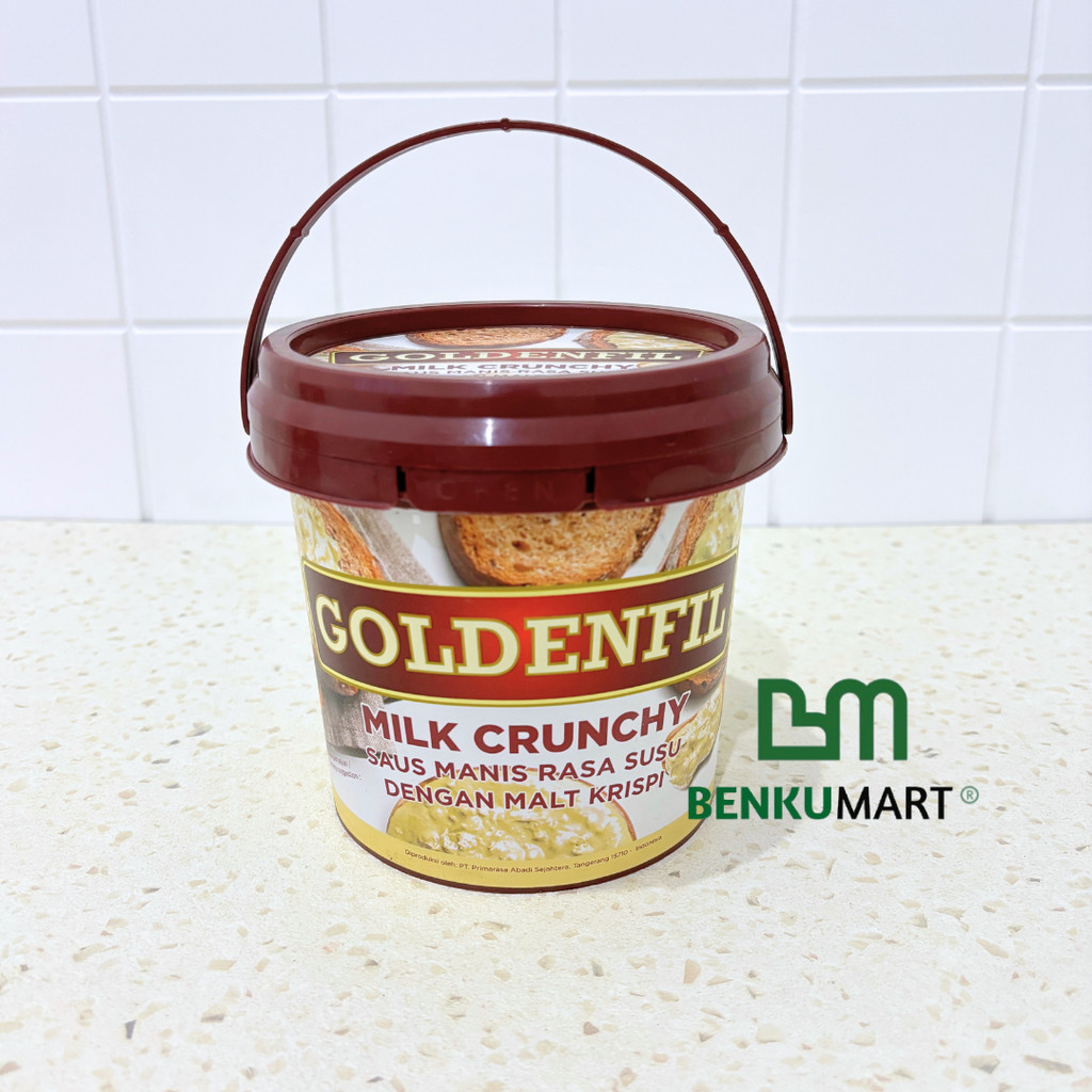 Jual Selai Roti Rasa Susu Goldenfil Milk Crunchy 1kg | HALAL | Shopee ...