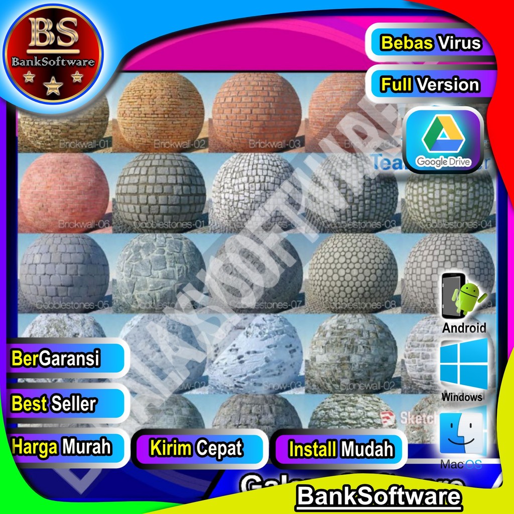 Jual 1145 Texture SKM Sketchup Model - BankSoftware | Shopee Indonesia