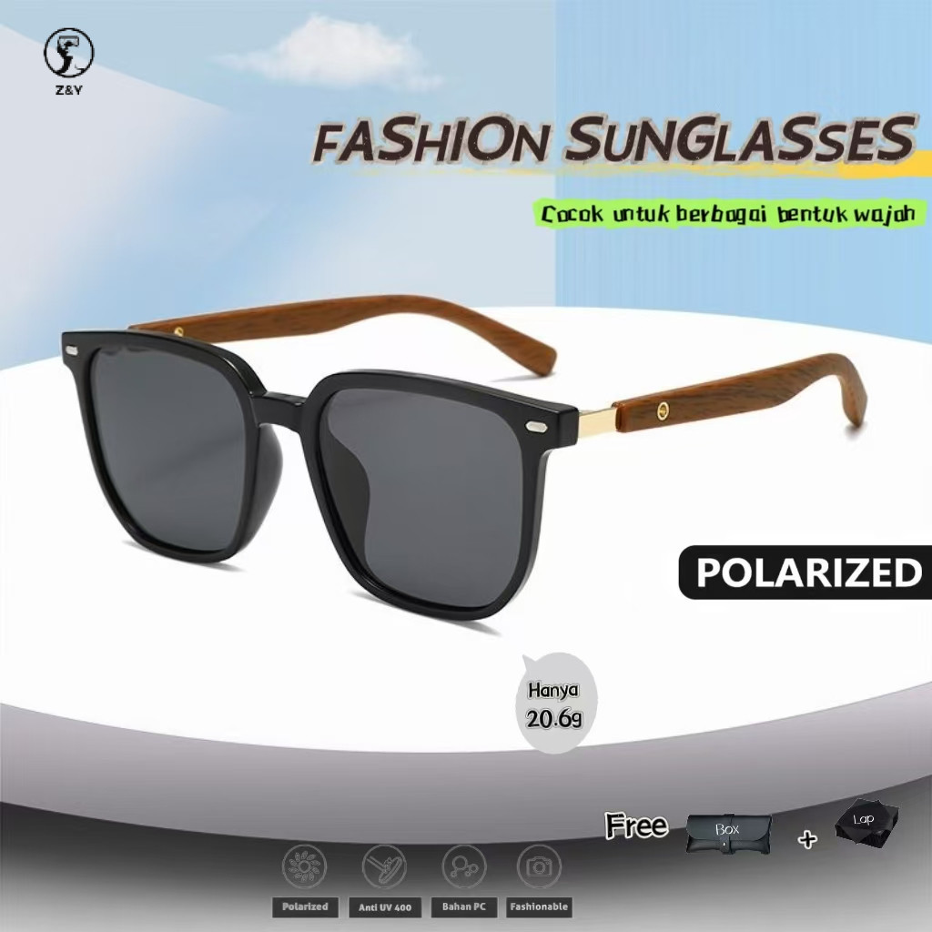Jual Z&Y Cod Kacamata Hitam Minus 9031 Sunglasses Minus Lensa Polarized Anti UV400 Pelindung ...