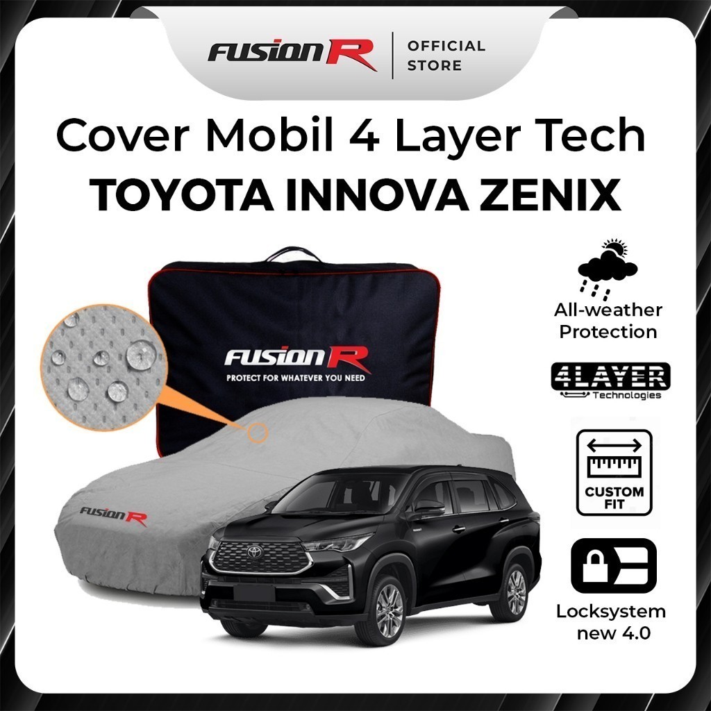 Jual Fusion R Body Cover Sarung Penutup Mobil Toyota Innova Zenix ...