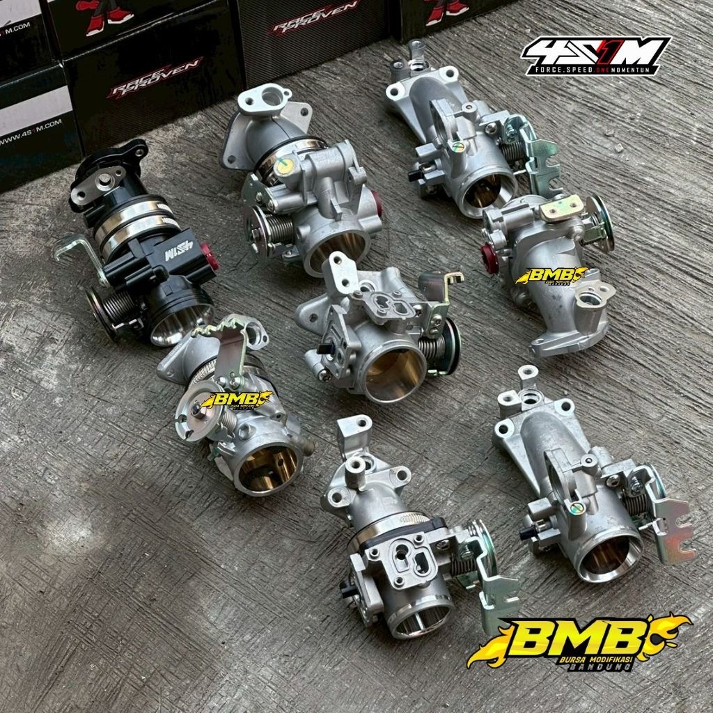 Jual Throttle Body 4S1M Universal semua motor vario beat pcx aerox pcx ...