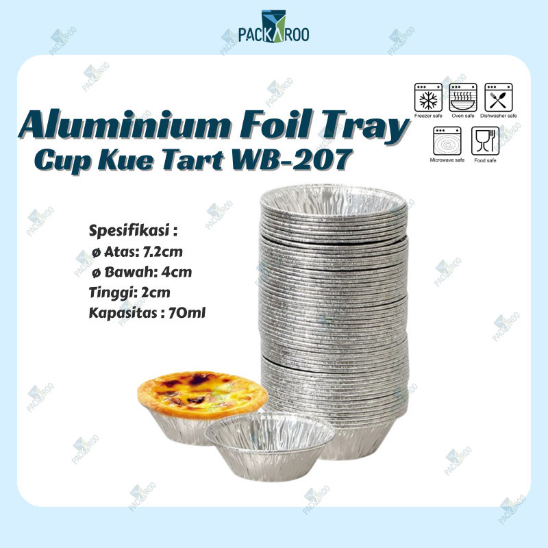 Jual Aluminium Foil Tray Cup Kue / Cup Egg Tart , Kue Pie TERMURAH ...
