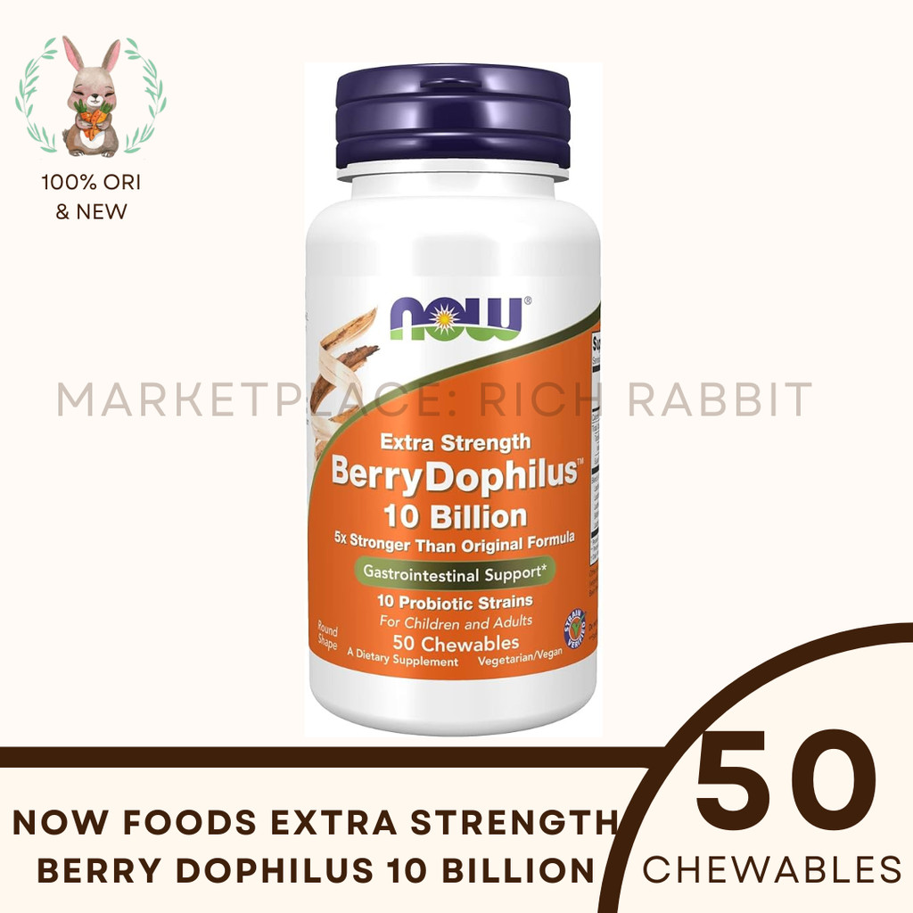 Jual Now Foods Extra Strength Berrydophilus Berry Dophilus Probiotic ...
