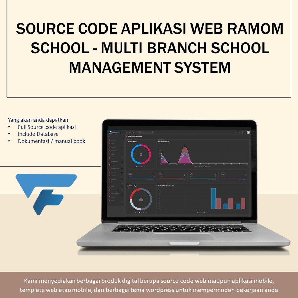 Jual SOURCE CODE APLIKASI WEB RAMOM SCHOOL - MULTI BRANCH SCHOOL ...