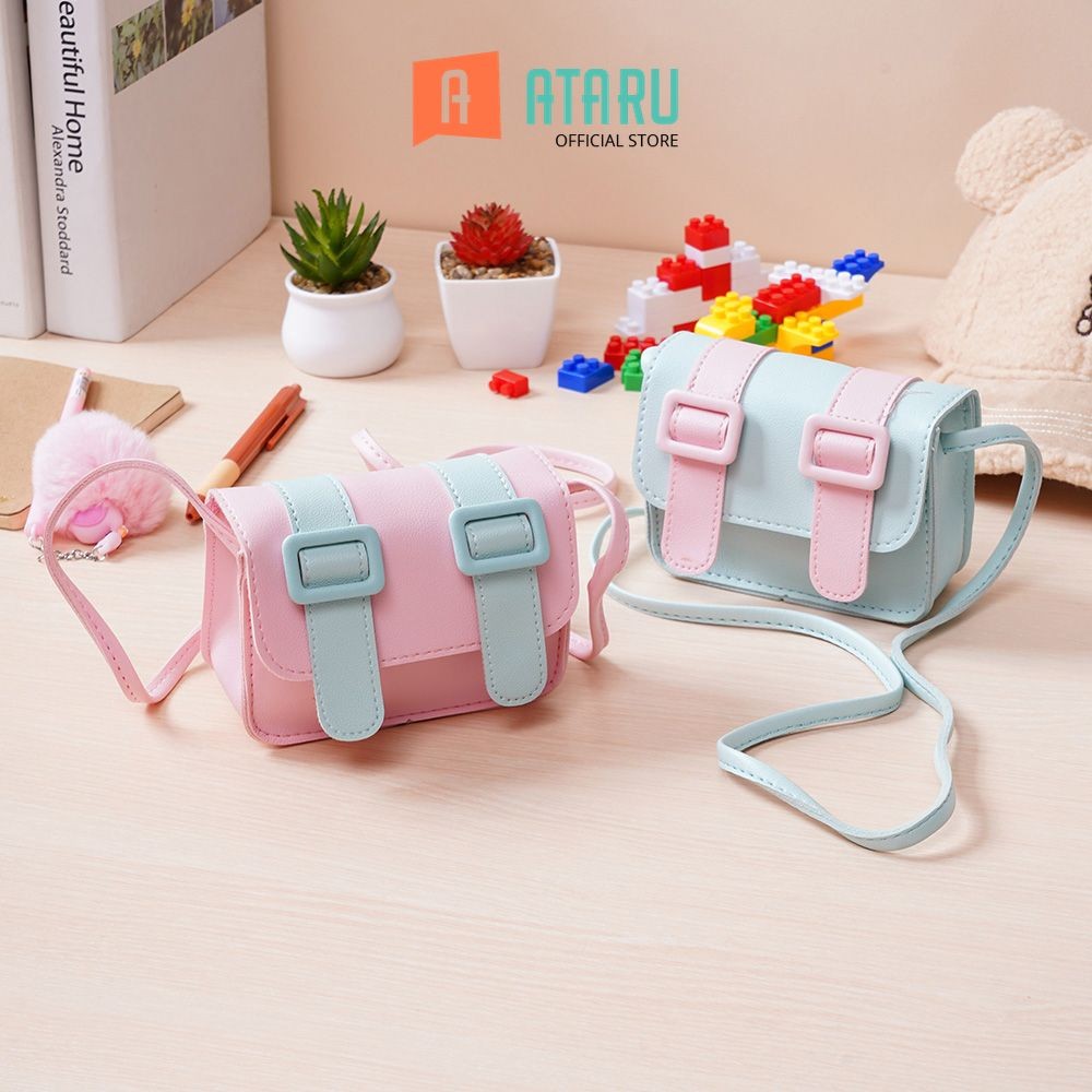 Jual Ataru Fashion Tas Selempang Anak Pu Satchel Sling Bag Stylish Tas ...