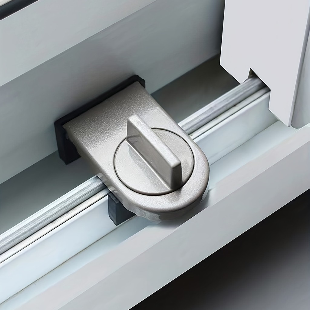 Jual 1/2PCS Sliding Sash Stopper Cabinet Lock Straps Door Security Anti ...