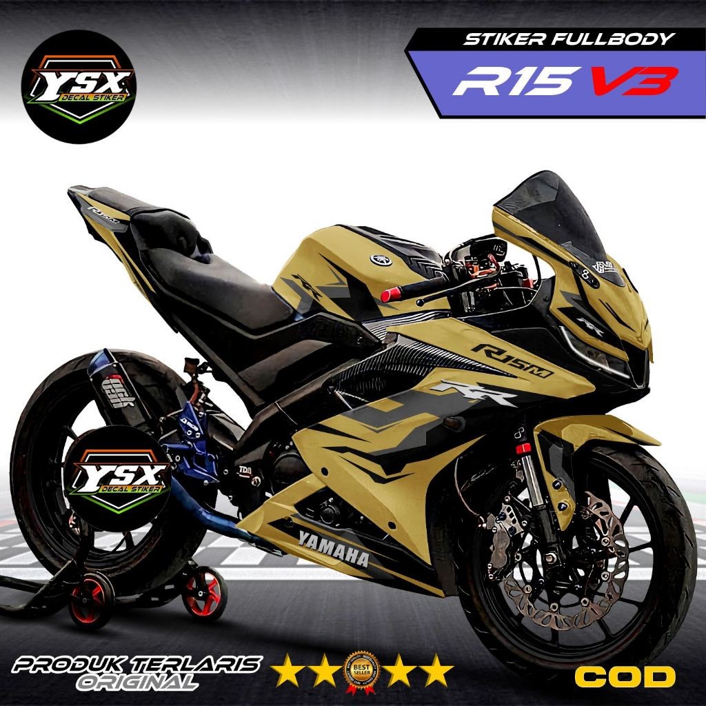 Jual Decal R15 V2 Stiker fullbody Desain Livery bmw 2 | Shopee Indonesia