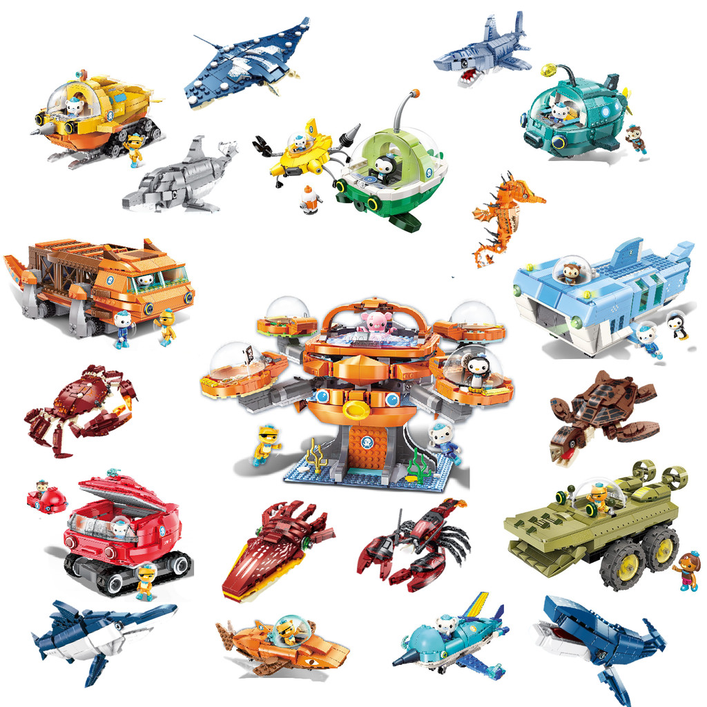 Jual Anime octonauts Octopod GUP Building Blocks Action Figures Ocean ...