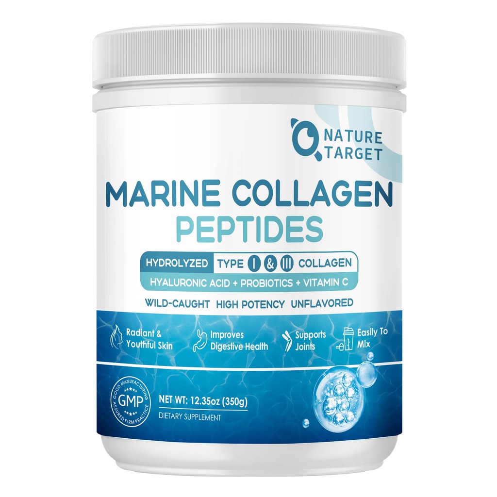 Jual Marine Collagen Peptides Powder - Type I & III Hydrolyzed Collagen | Shopee Indonesia