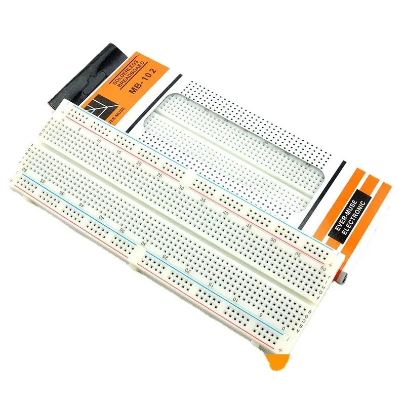 Jual MB-102 MB102 Breadboard 830 Point Solderless PCB Bread project Board-032SH | Shopee Indonesia