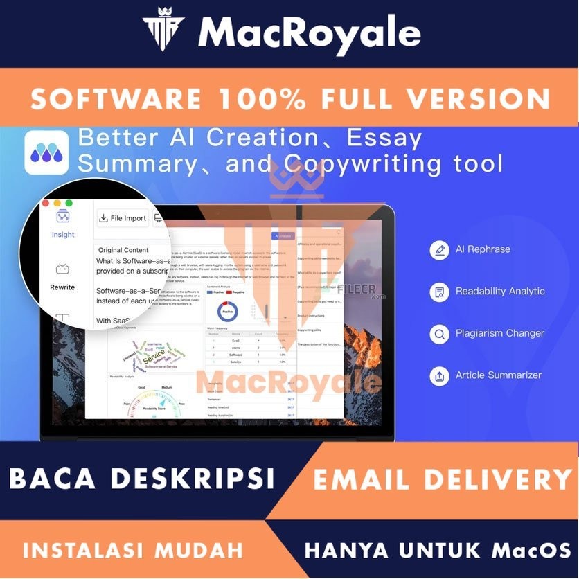 Jual [MacOS] AICopy quote & essay rewrite Full Version Lifetime Full Garansi - Alat penulisan ...