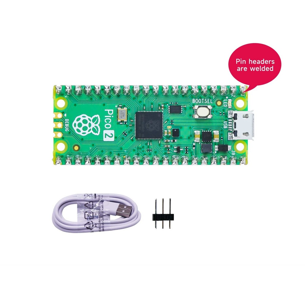 Jual Pi Pico2 Board RP2040 Dual-core Soldered 264KB ARM High ...