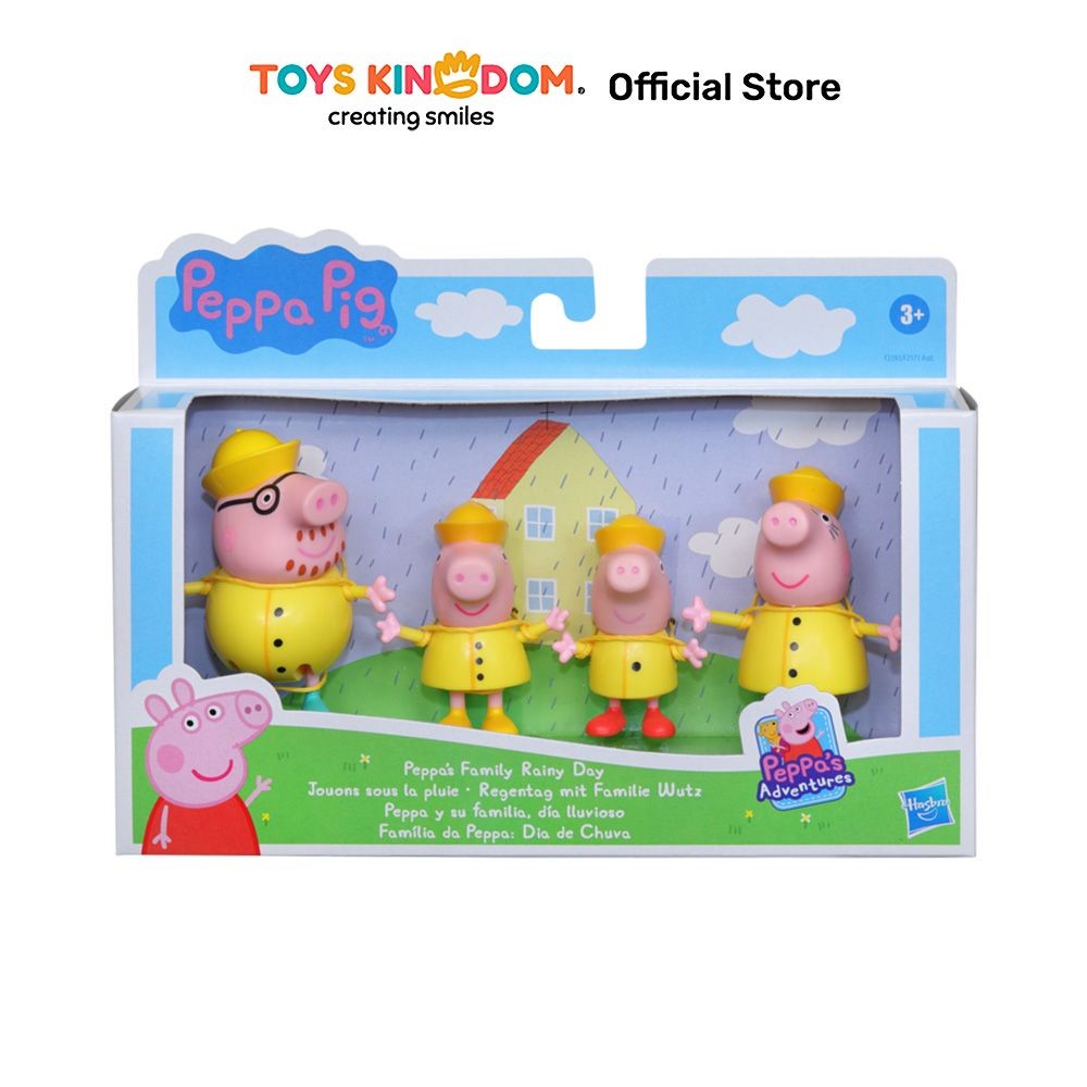 Jual Toys Kingdom Peppa Pig Set 4 Pcs Figure Family F2171 Random Toys ...